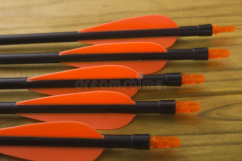Plastic tail arrows stock photo. Image of accurate, empennage - 65337896