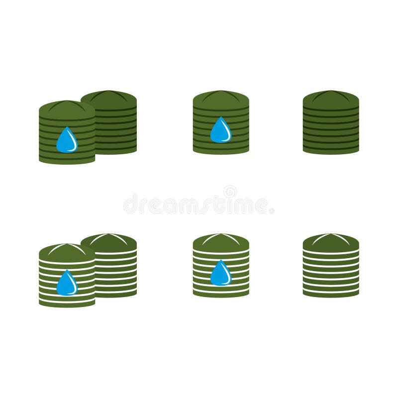 Plastic tanks stock vector. Illustration of icon, green - 279107044