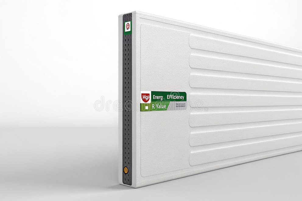 Plastic Thermal Insulation Panel with High R-value Stock Illustration ...