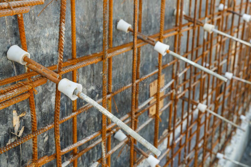 Plastic Tie Rod Cone for Concrete Wall Formwork Stock Photo - Image of ...