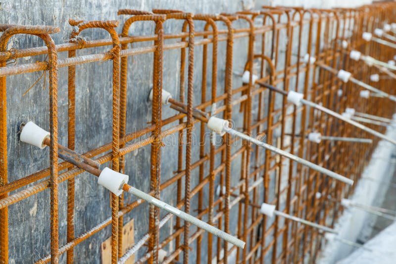 Plastic Tie Rod Cone for Concrete Wall Formwork Stock Photo - Image of ...