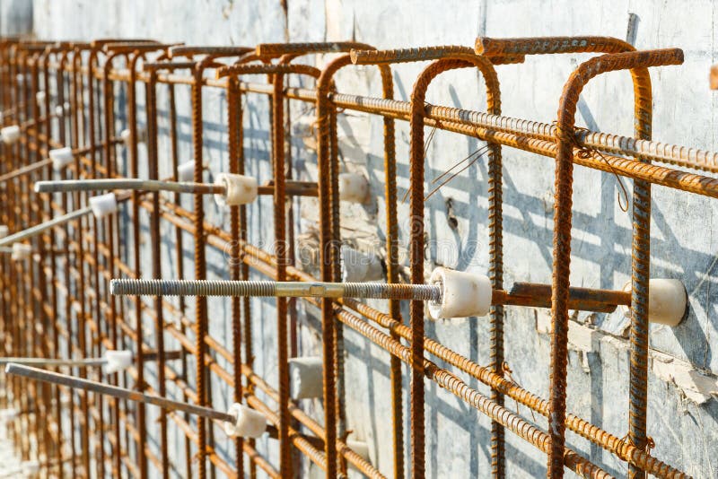 Plastic Tie Rod Cone for Concrete Wall Formwork Stock Photo - Image of ...