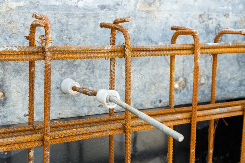 Plastic Tie Rod Cone for Concrete Wall Formwork Stock Photo - Image of ...