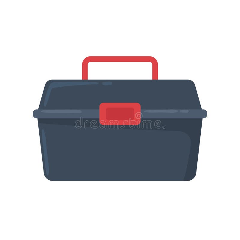 Plastic toolbox tool stock vector. Illustration of repair - 235974951