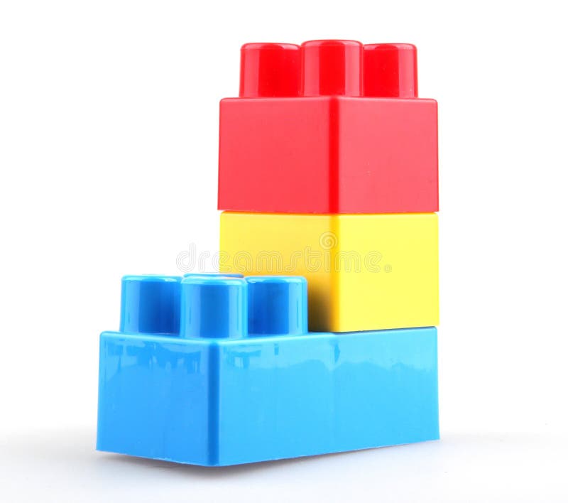 Plastic building blocks stock image. Image of cube, element - 133606491