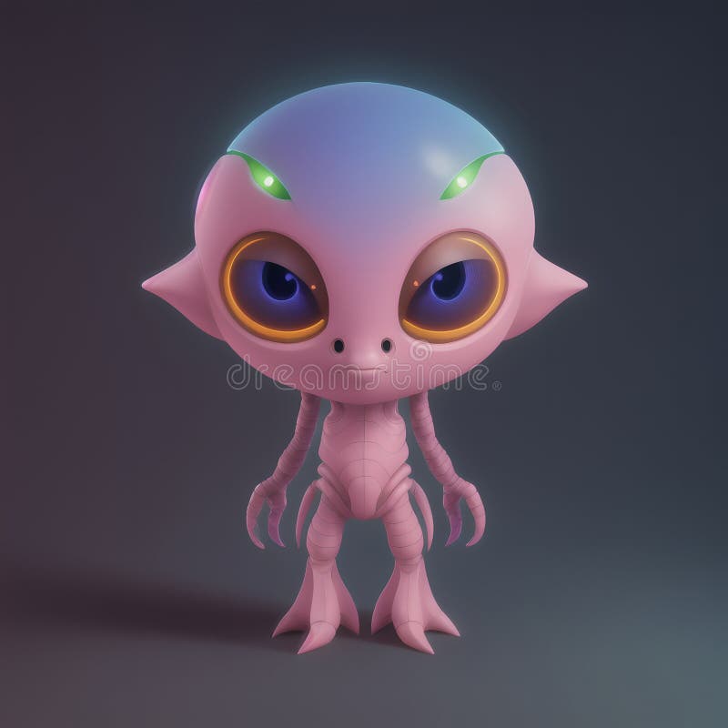 Plastic Toy that Captures the Essence of a Tiny, Cute and Creepy Alien ...