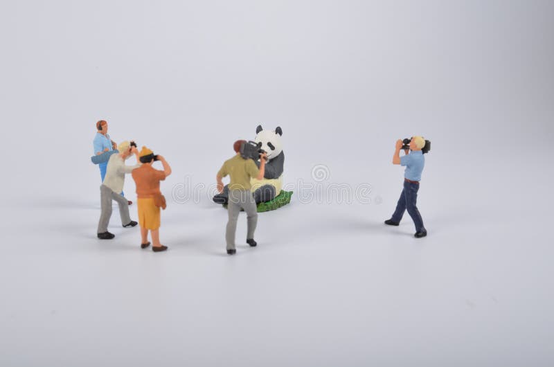 Plastic Toy Figurines. the TV Camera and Operator Stock Image - Image ...