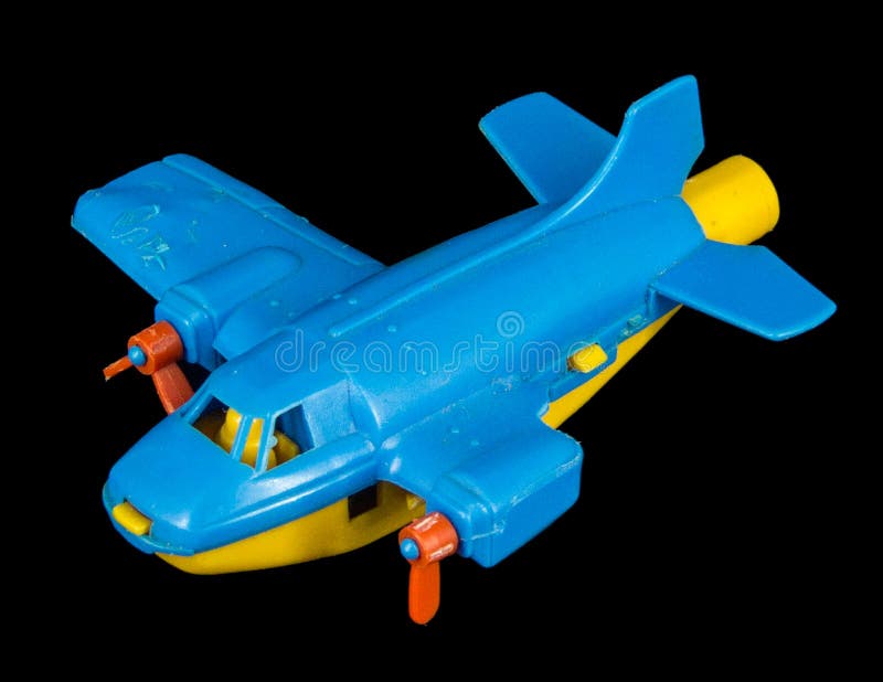 Broken Blue Whistle Plane stock image. Image of airplane - 107468805