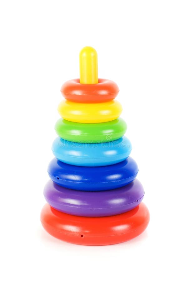 Plastic toy pyramid stock image. Image of build, pattern - 13436465