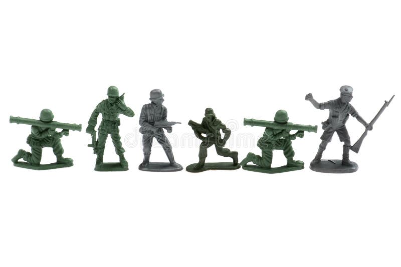 Plastic toy soldiers stock image. Image of childhood - 19600313
