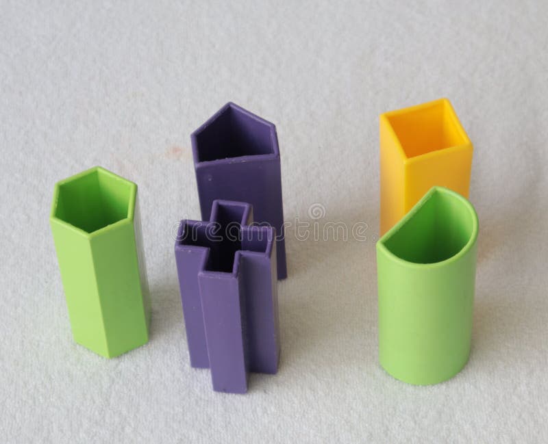 Plastic Toys of Various Shapes and Figures 1 Stock Photo - Image of ...