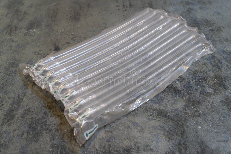 Translucent Packaging Material Stock Photo - Image of closeup, package ...