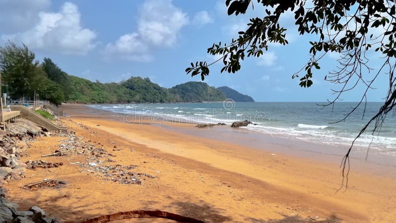 Plastic Trash on the Beach in Thailand. Ecology Concept Stock Video ...