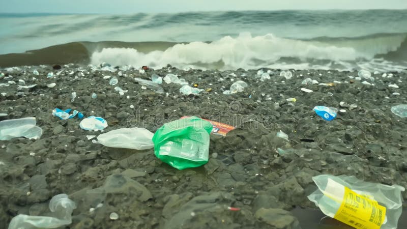 Plastic Trash on Beach Unsightly Problem Tarnishes Natural Beauty of ...