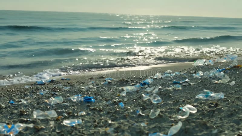 Plastic Trash on Beach Unsightly Problem Tarnishes Natural Beauty of ...
