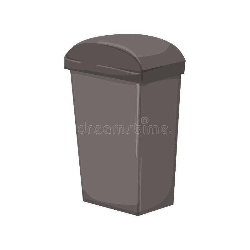Garbage Trash Bin Cartoon Vector Illustration Stock Vector ...
