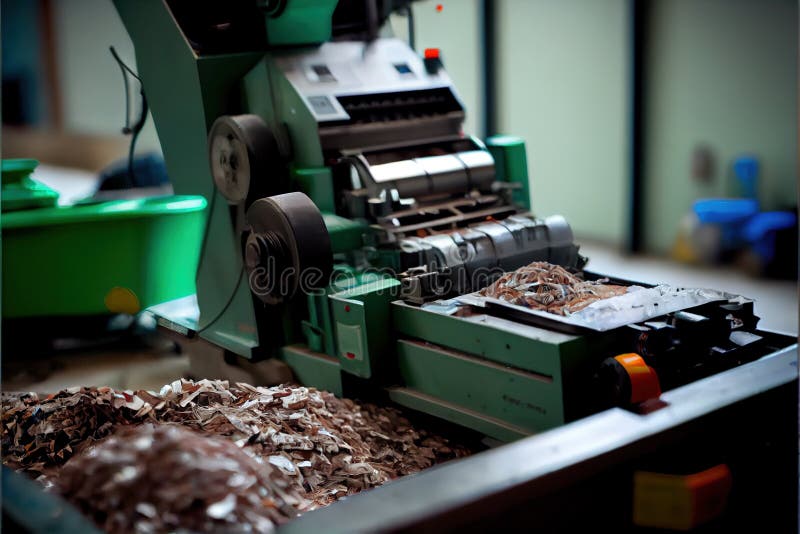 Plastic trash sorting. stock illustration. Illustration of closeup ...