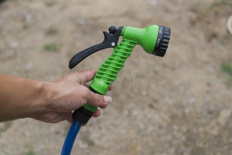 Plastic Trigger Nozzle for Spray the Water Stock Photo - Image of ...