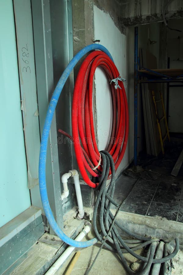 Plastic Tubes, Wound into a Ring Stock Image - Image of duct, ring ...