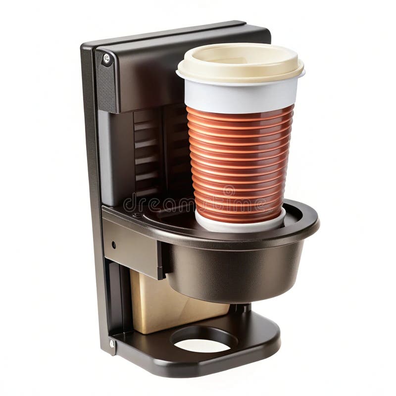 Plastic Vending Machine Cup Holder with Flexible Mounting Design Stock ...