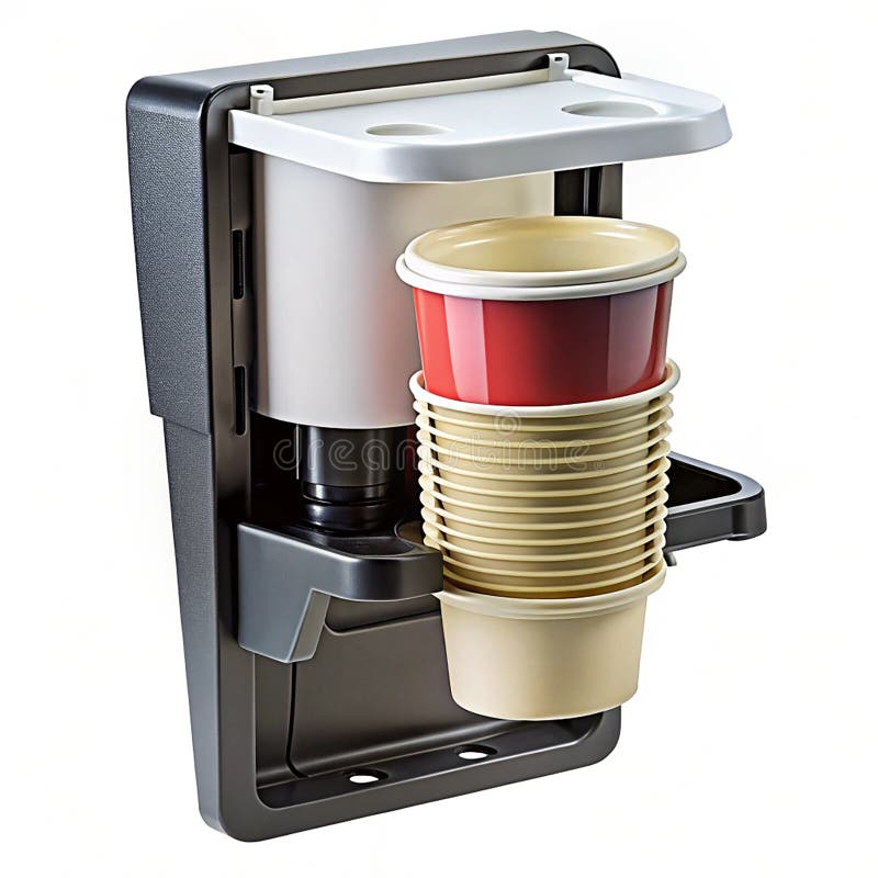 Plastic Vending Machine Cup Holder with Flexible Mounting Design Stock ...