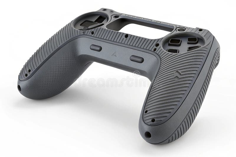 Plastic VR Controller Grip with Textured Surface Stock Illustration ...