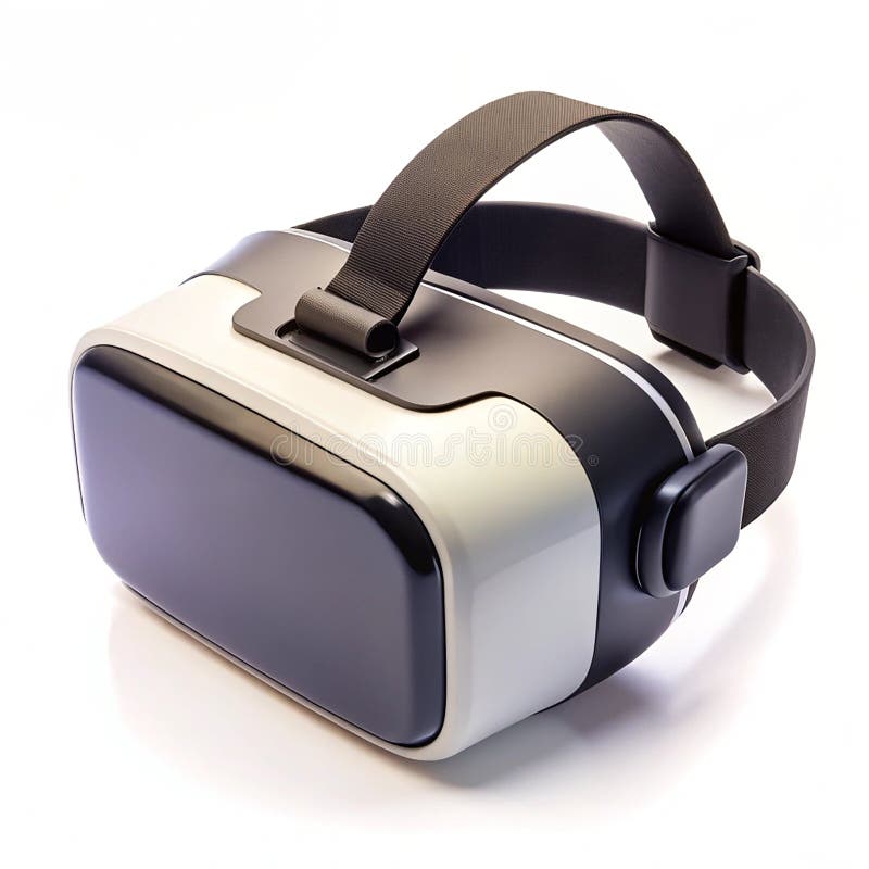 Plastic VR headset casing stock illustration. Illustration of durable ...