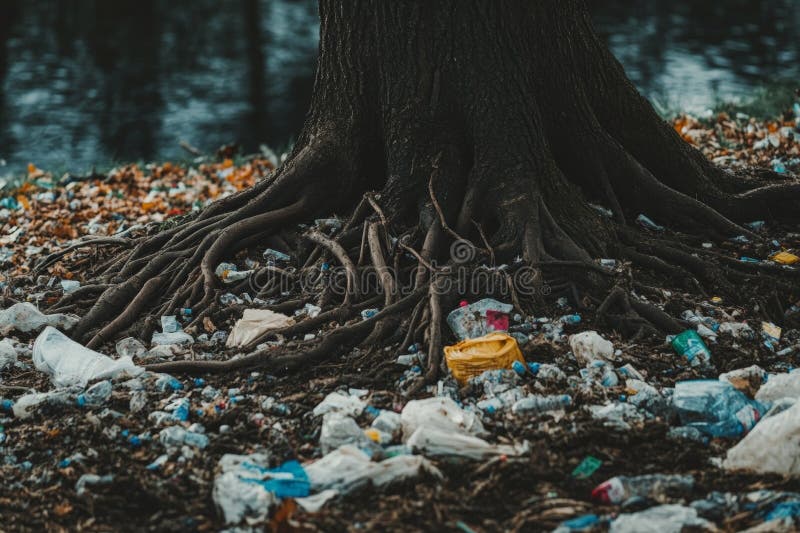 Plastic Waste Accumulates Around Tree Roots in Natural Environment ...