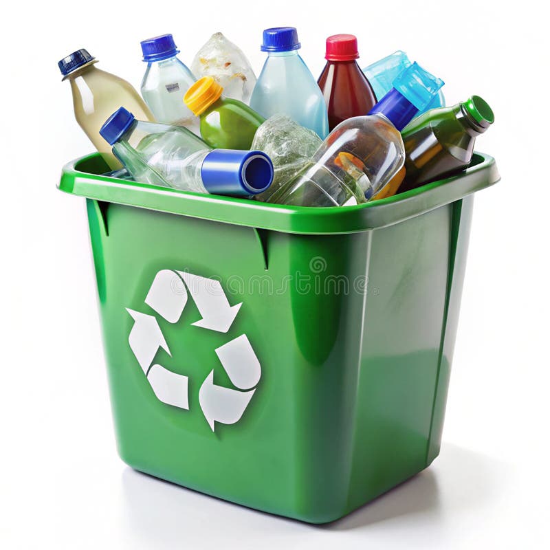 Plastic Waste Bin Made from Post-consumer Recycled Content Stock ...