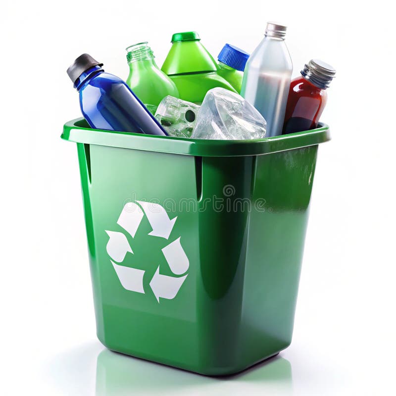 Plastic Waste Bin Made from Post-consumer Recycled Content Stock ...