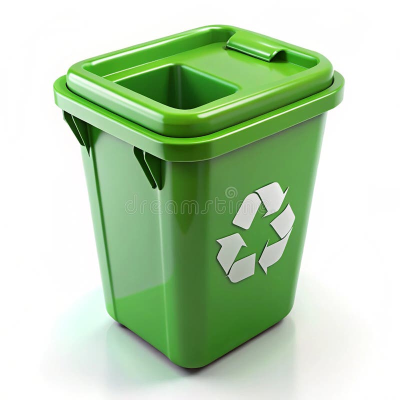 Plastic Waste Bin Made from Post-consumer Recycled Content Stock ...