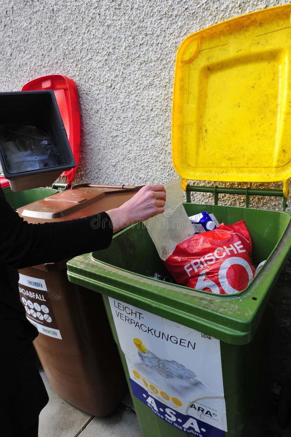 Recycling Waste Prevention Trough Separation Stock Photo - Image of ...