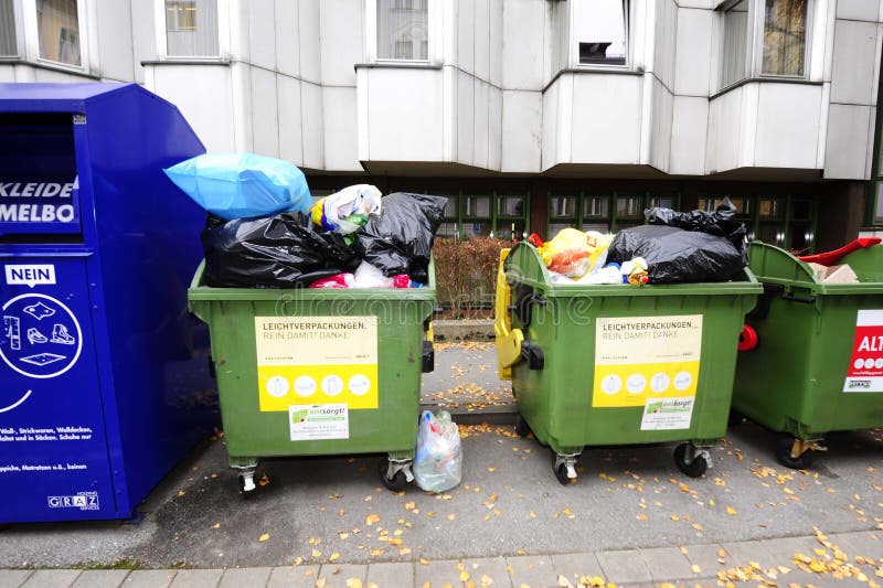 Recycling Waste Prevention Trough Separation Stock Photo - Image of ...