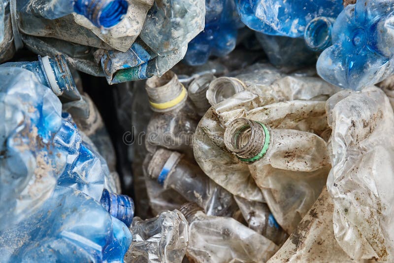 Plastic Bottles in Bales for Waste Recycling Stock Image - Image of ...