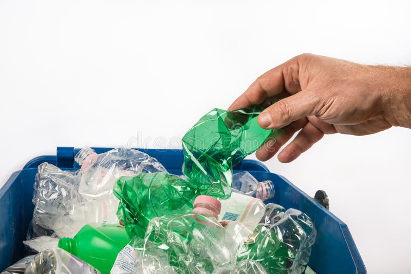 Plastic, waste separation stock image. Image of garbage - 42214777