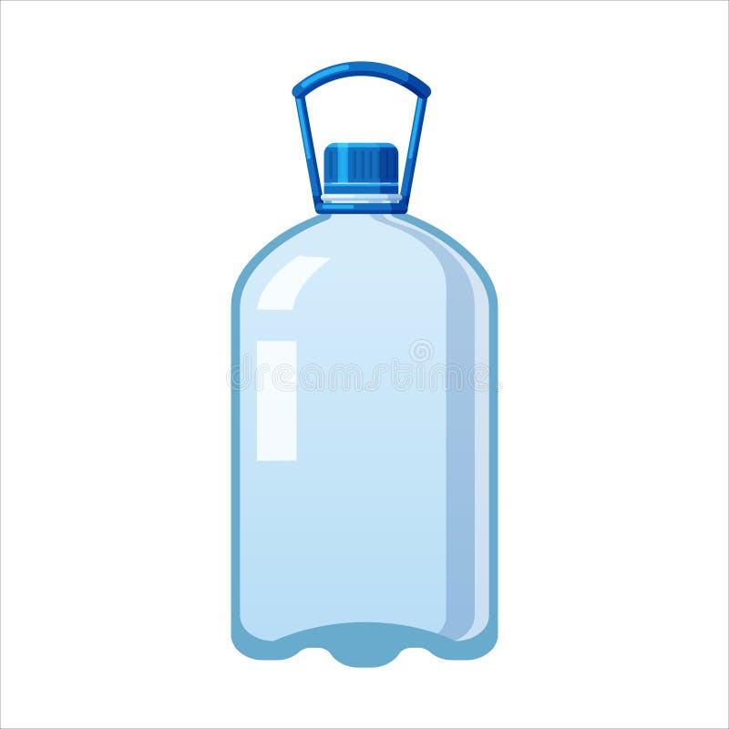 Cartoon Empty Water Bottle