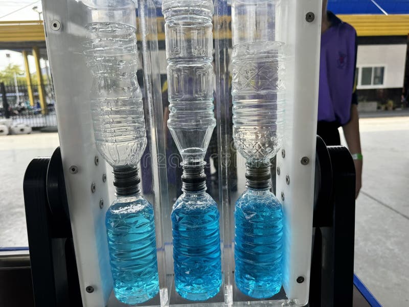 Plastic Water Bottle Scientific Experiment Concept Stock Photo - Image ...