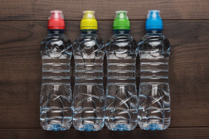 Plastic Water Bottle on the Table Stock Photo - Image of purity, fresh ...