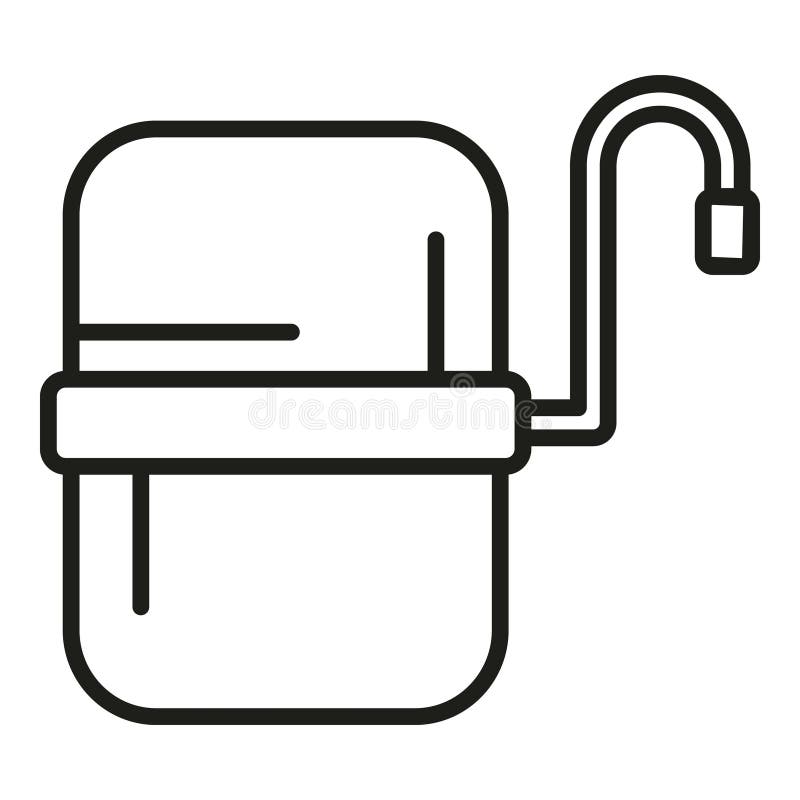 Plastic Water Filter Icon Outline Vector. Tank System Stock Vector ...