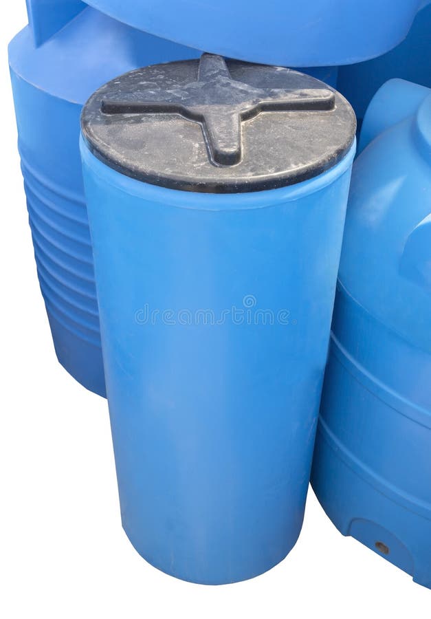 Plastic Water and Liquids Barrel Storage Industrial Container Stock ...