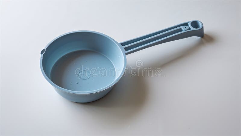 Plastic Water Scoop Round with Long Handle, Logo-free, Placed on White ...