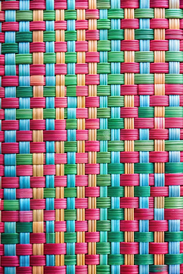 Plastic Weave Fabric Pattern Stock Illustration - Illustration of ...