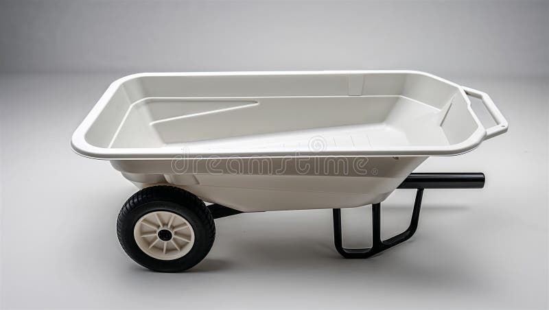 Plastic Wheelbarrow Tub only, Smooth and No Hardware, Top-down View on ...