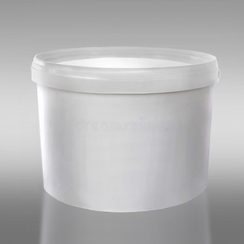 Plastic white container stock image. Image of commodity - 92540337