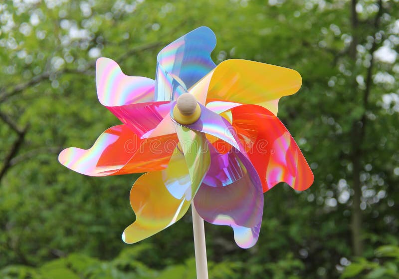 Plastic Windmill. stock photo. Image of mill, learn, playing - 81207102
