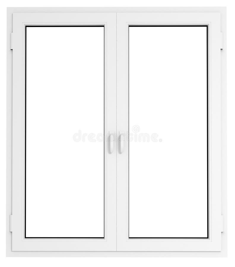 New Closed Plastic Glass Window Frame Isolated Stock Illustration ...