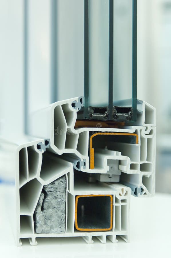 New plastic window stock image. Image of house, improvements - 5350701