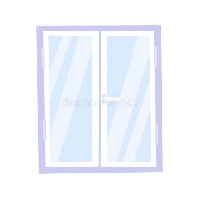 Plastic Window Icon stock vector. Illustration of concept - 222522458