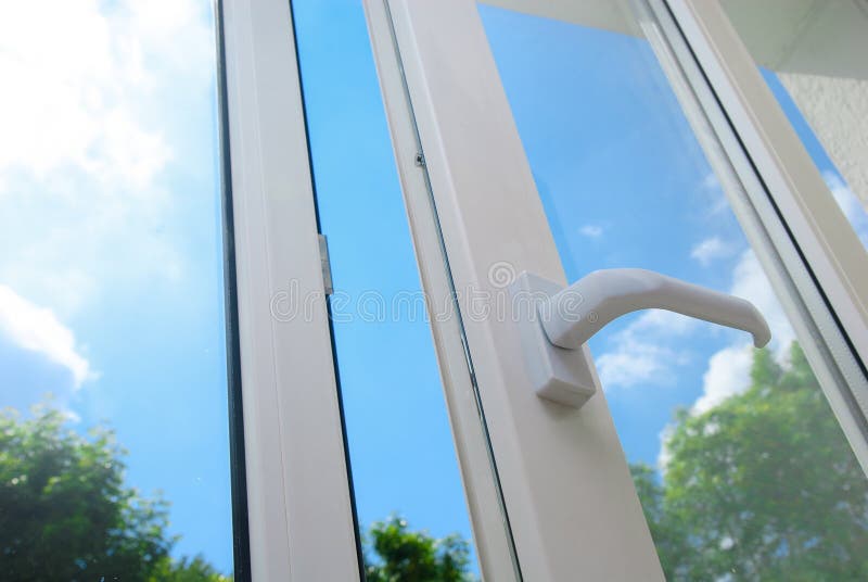 Plastic window stock image. Image of view, halfopen, fresh - 35132901