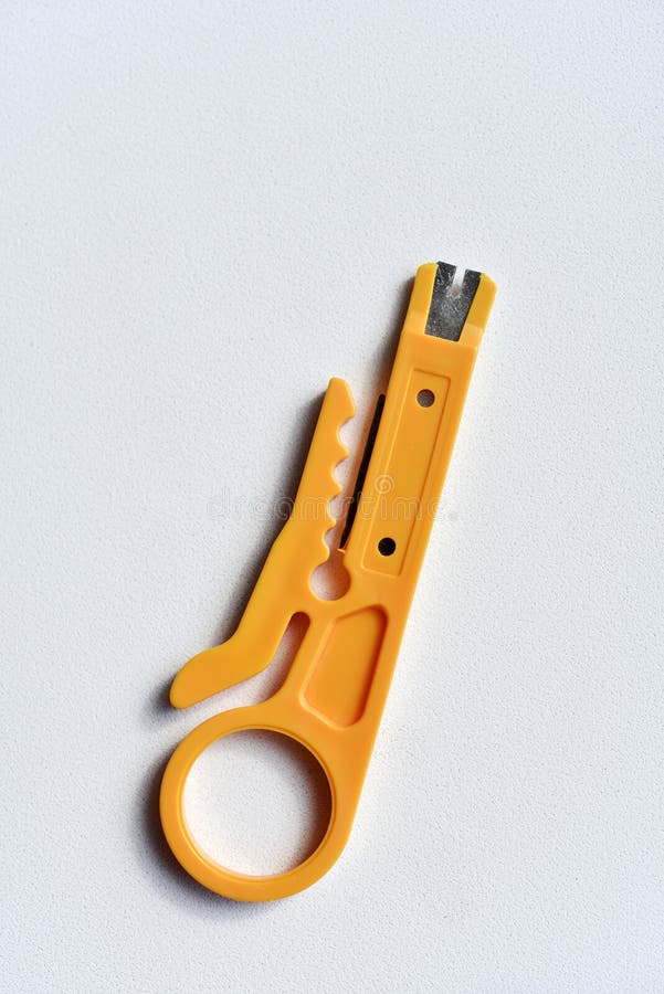Plastic Wire Cutter. a Tool for Working with Electronics Stock Photo ...